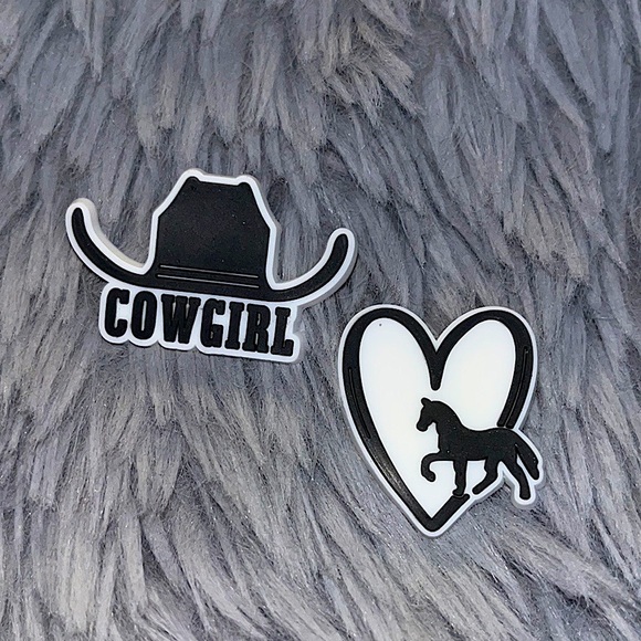 CROCS | Accessories | Cowgirl Cowboy Hat Love Horses Croc Charm Bundle ...